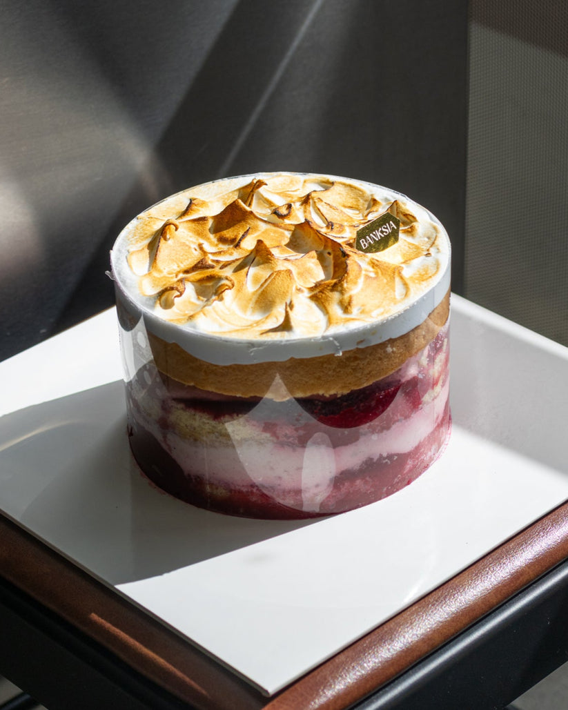 Raspberry Meringue Cake – Banksia Bakehouse